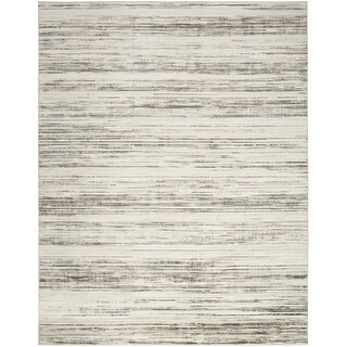 HomeRoots 8' x 10' Cream Abstract Distressed Area Rug - 118 - Bed Bath ...