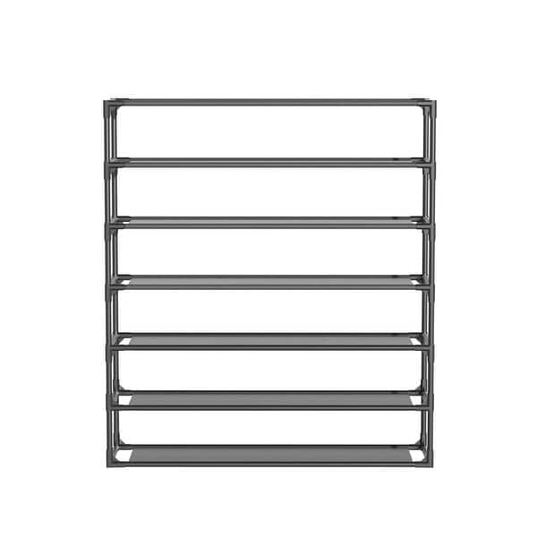 Modern Shoe Rack Organizer Tower for Small Spaces - Black, Waterproof ...