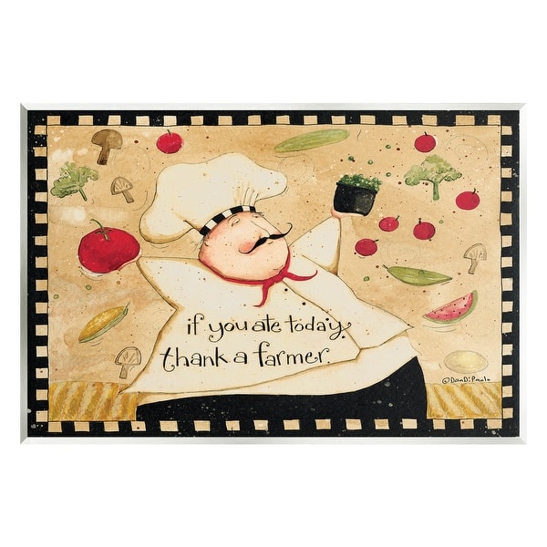 Stupell Thank A Farmer Vintage Produce Wall Plaque Art by Dan DiPaolo ...