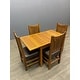 Mission Oak Kitchen Table With 2 Leaves - 2 Stain Options - Bed Bath ...