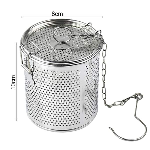 Spice Infuser Hollow HeatProof Lidded Stainless Steel Cooking Spice ...