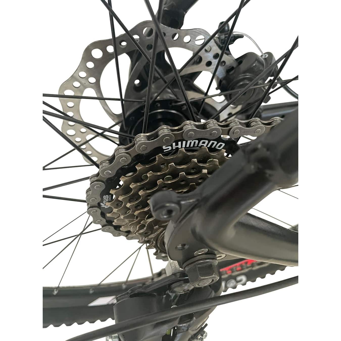 GoTyger 26 in. with 21 Speed Mountain Bike(Black&White) - 62"X27" - Bed ...