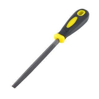 Yellow Black Handle 6" Shank Woodworking Triangle Needle Files - Bed ...