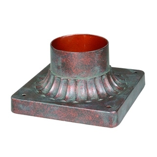 5.75 in. Pier Mount Adapter for Post Lamp Light - Bed Bath & Beyond ...