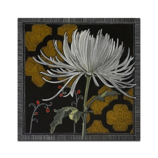 Ready2HangArt Canvas Art 'Gilt Slate Flora III' by Hope Hansen - Bed ...
