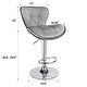 Shell Back Bar Stools Set of 2, Adjustable Bar Stool with Back, Swivel ...