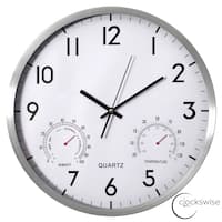 quartz silver clock