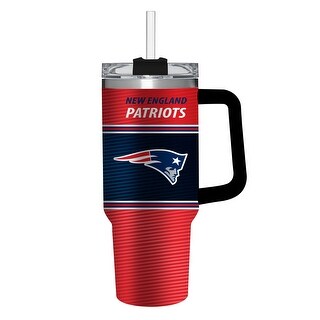 40 oz Stainless Steel Canyon Cup w/ Straw, New England Patriots - Bed ...