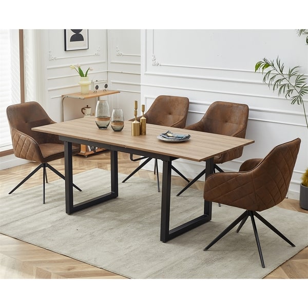 5-pieces Extensible Table Set With Mdf Table Top - Bed Bath & Beyond ...