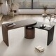Merax Modern L Shaped Desk, Corner Desk for Office - Bed Bath & Beyond ...