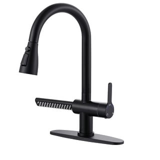 WOWOW Three Function Pull Down Kitchen Faucet with Additional Spout - Bed Bath & Beyond - 43329525