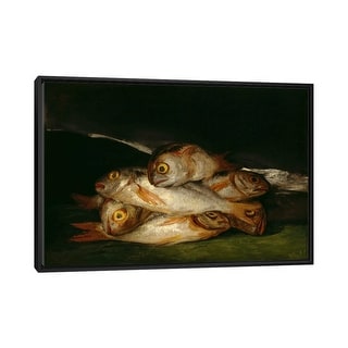 iCanvas "Still Life with Golden Bream, 1812" by Francisco Goya Framed ...