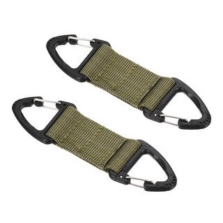 Belt Clips Strap Hanging Buckle Keychain with Double Triangle Clip ...