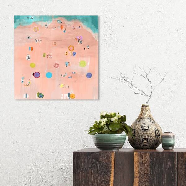 Oliver Gal 'Beach Day Summer' Nautical and Coastal Wall Art Canvas ...