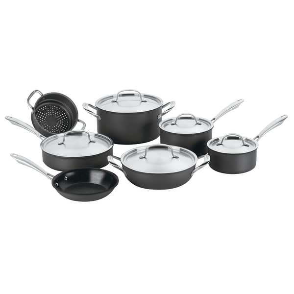 Cuisinart Greengourmet Hard Anodized 12 Piece Set Bed Bath And Beyond