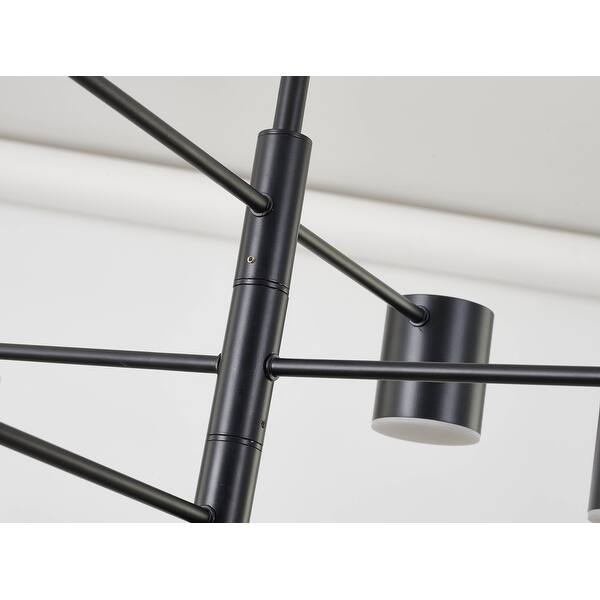 Black Metal LED Lighting With Gold Metal Hardware - On Sale - Bed Bath ...