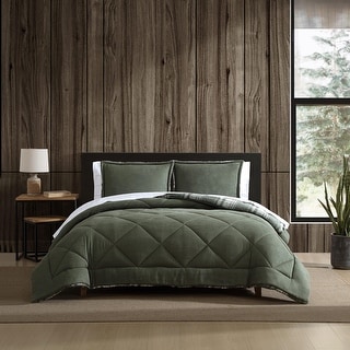 solid green comforter set