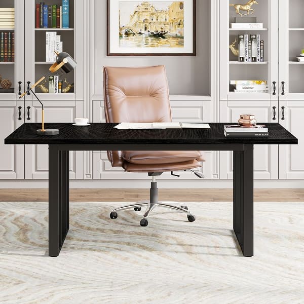 55 inch Executive Computer Desk Workstation Writing Table for Home ...