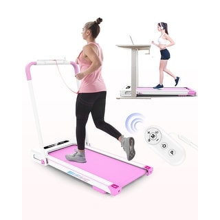 2.5 HP 2 in 1 Folding Treadmill Treadmill Compact Electric Running ...