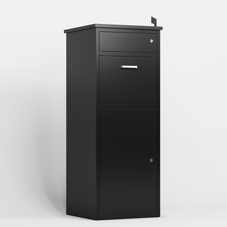 Package Delivery Box for Outside with Lock, Heavy-Duty Steel Package ...