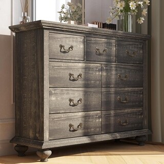 Dresser for Bedroom, Dressers & Chests of Drawers with 9 Wide Drawers ...
