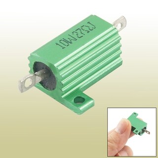 Green 10 Watt 27 Ohm Aluminum Shell Case Wire Wound Resistor - Bed Bath ...