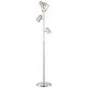 Modern Tree Floor Lamp 70" Tall Brushed Nickel 3-Light Adjustable - 12 ...