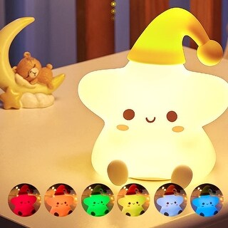 Night Light for Kids, Cute Night Light with Color Changing Warm Light ...