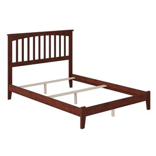 Full Solid Wood Panel Bed in Walnut - Bed Bath & Beyond - 39202061
