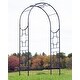 Achla Designs Elegant Handcrafted Square-on-Squares Garden Arbor, 98 ...