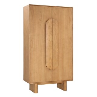 Johnson 73" Tall 2-Door Cabinet, Natural - Bed Bath & Beyond - 40436494