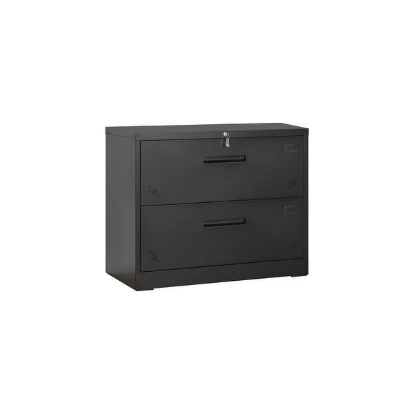 Steel 2 Drawer Locking Lateral Filing Cabinet - Bed Bath & Beyond ...