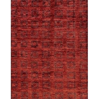 Ahgly Company Machine Washable Abstract Tomato Red Area Rugs - Bed Bath ...