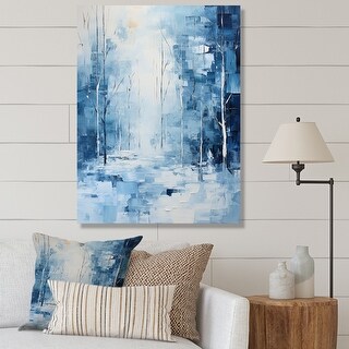 Designart "Snow Winters Solitude II" Snow Wall Art Prints - Bed Bath ...