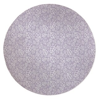 FOLI PURPLE Chair Mat By Kavka Designs - Bed Bath & Beyond - 31818518
