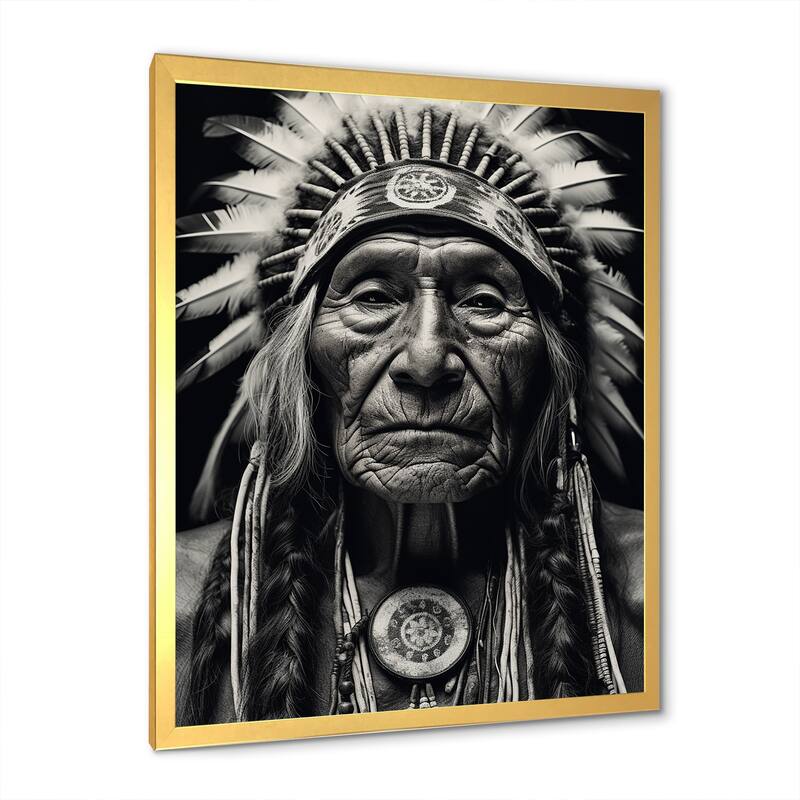 Designart "Native American Wisdom Of Ancestors" Native American Art ...