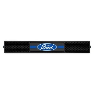 Ford - Ford Oval with Stripes 3-D Vinyl Drink Mat Tailgate Accessory ...