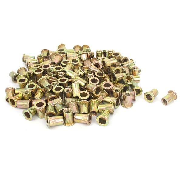 300 Pcs M6x15mm Knurled Body Blind Rivet Nut Threaded Insert Nutserts ...
