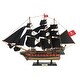 Wooden Henry Avery's Fancy Black Sails Limited Model Pirate Ship - 26 ...