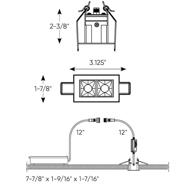 Pinpoint Double Spot Recessed LED Downlight - Overstock - 36877768