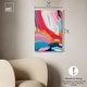Sorbet Abstract IV Canvas Sunset Abstract Wall Art by Art Remedy ...
