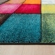 Colorful Area Rug Checkered With Multicolor Squares - Bed Bath & Beyond ...