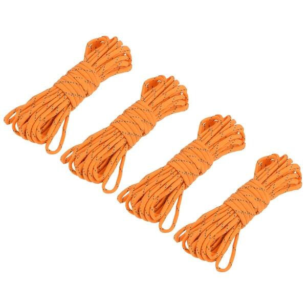Tent Rope 19.7 Ft 4mm Reflective Guyline Cord Nylon Guy Ropes Outdoor ...