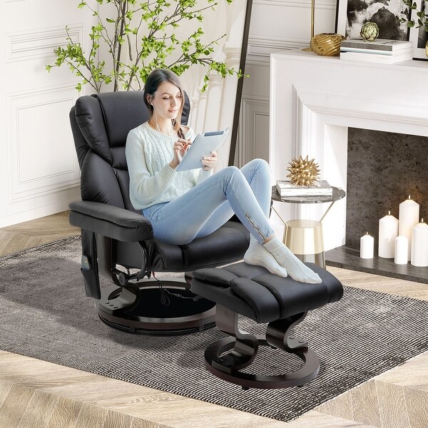 Massage recliner with footstool On Sale Bed Bath Beyond 41384325