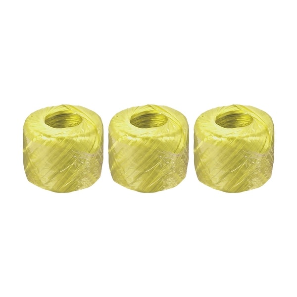 Polyester Nylon Plastic Rope Twine Bundled for Packing ,100m Yellow ...