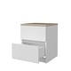 15.74 in. Rectangle Wood End Table with 2 Drawers - Bed Bath & Beyond ...