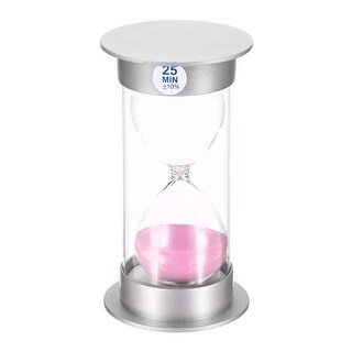25 Minute Sand Timer, Sandy Clock Count Down Sand Glass, Pink Sands ...