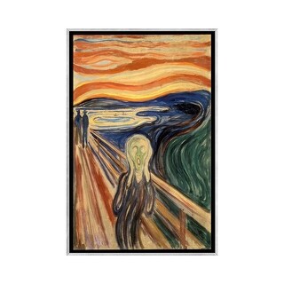 iCanvas "The Scream, 1910" by Edvard Munch Framed - Bed Bath & Beyond ...