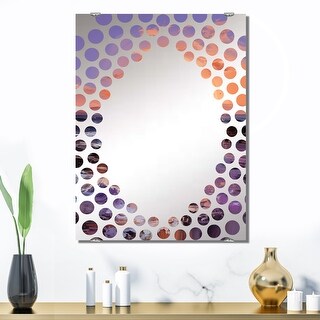 Designart "Yellow And Purple Oceans Sunset Embrace V" Coastal Sunset ...