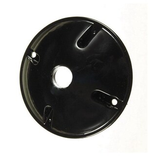 Modern Black Round Cover in Plastic American Imaginations - Bed Bath ...